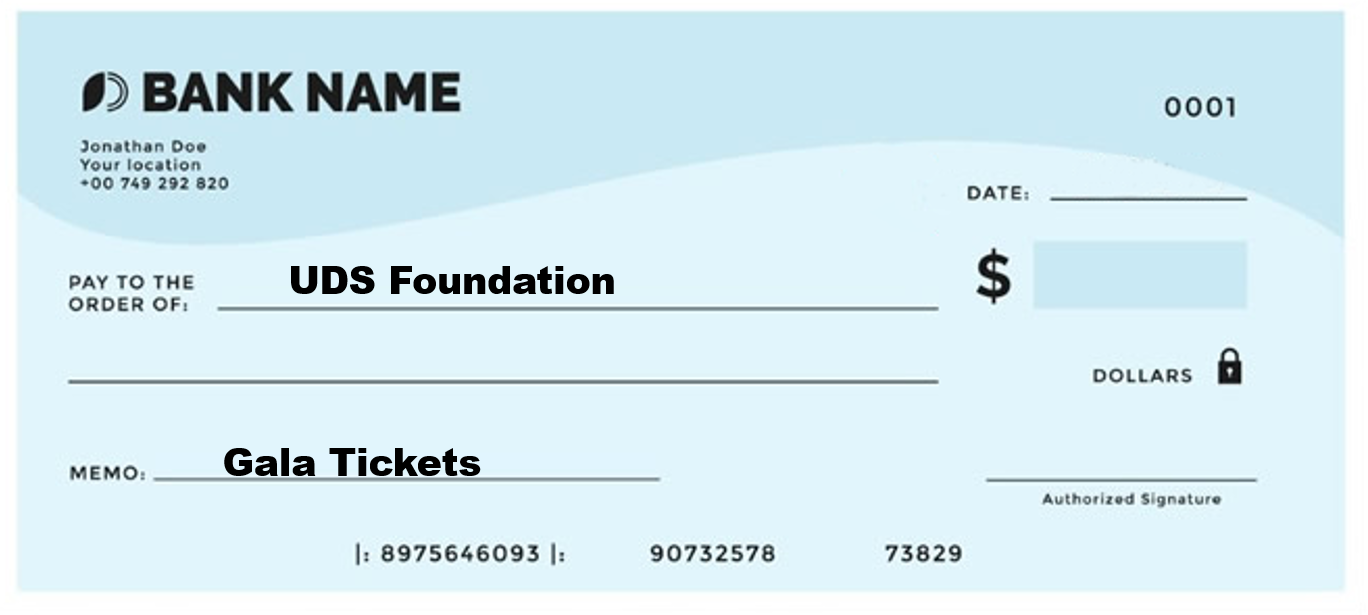 Gala Ticket Payment Options - UDS Foundation